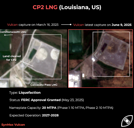Monitoring Progress with SynMax Vulcan: CP2 LNG Project Begins ...